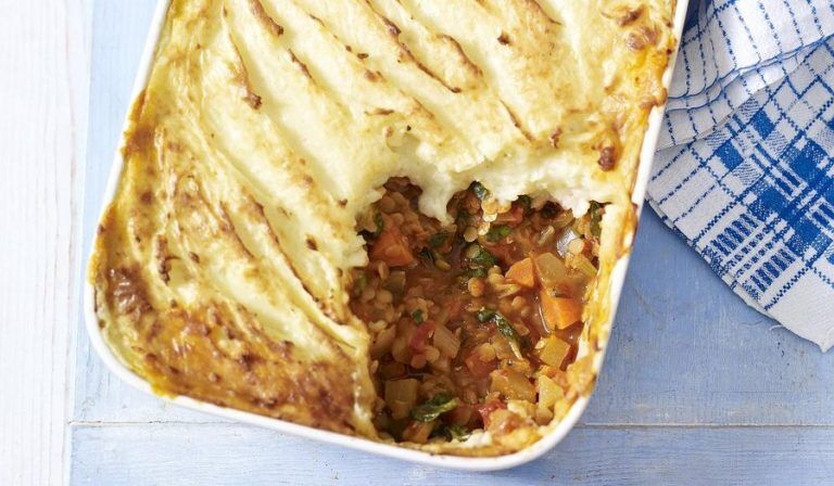Mary Berry Lentil Cottage Pie Recipe | Vegetarian Cottage Pie