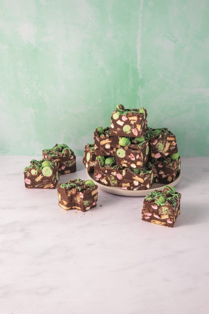 Mint Chocolate Rocky Road Recipe | Easy No-Bake Recipe
