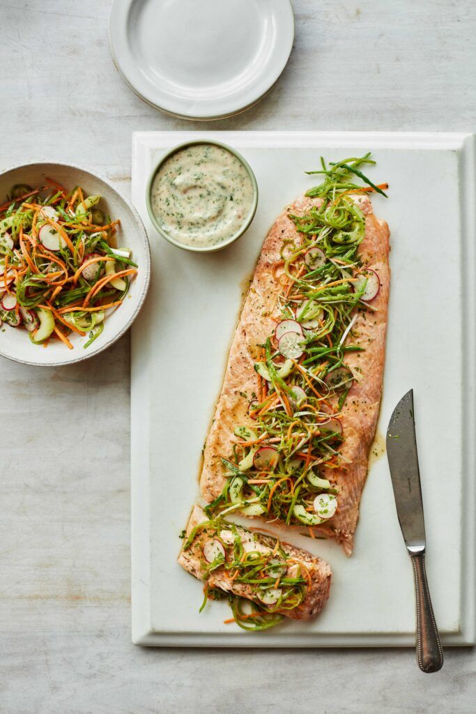 Mary Berry Salmon with Hoisin Vegetables Recipe | Mary Makes It Easy