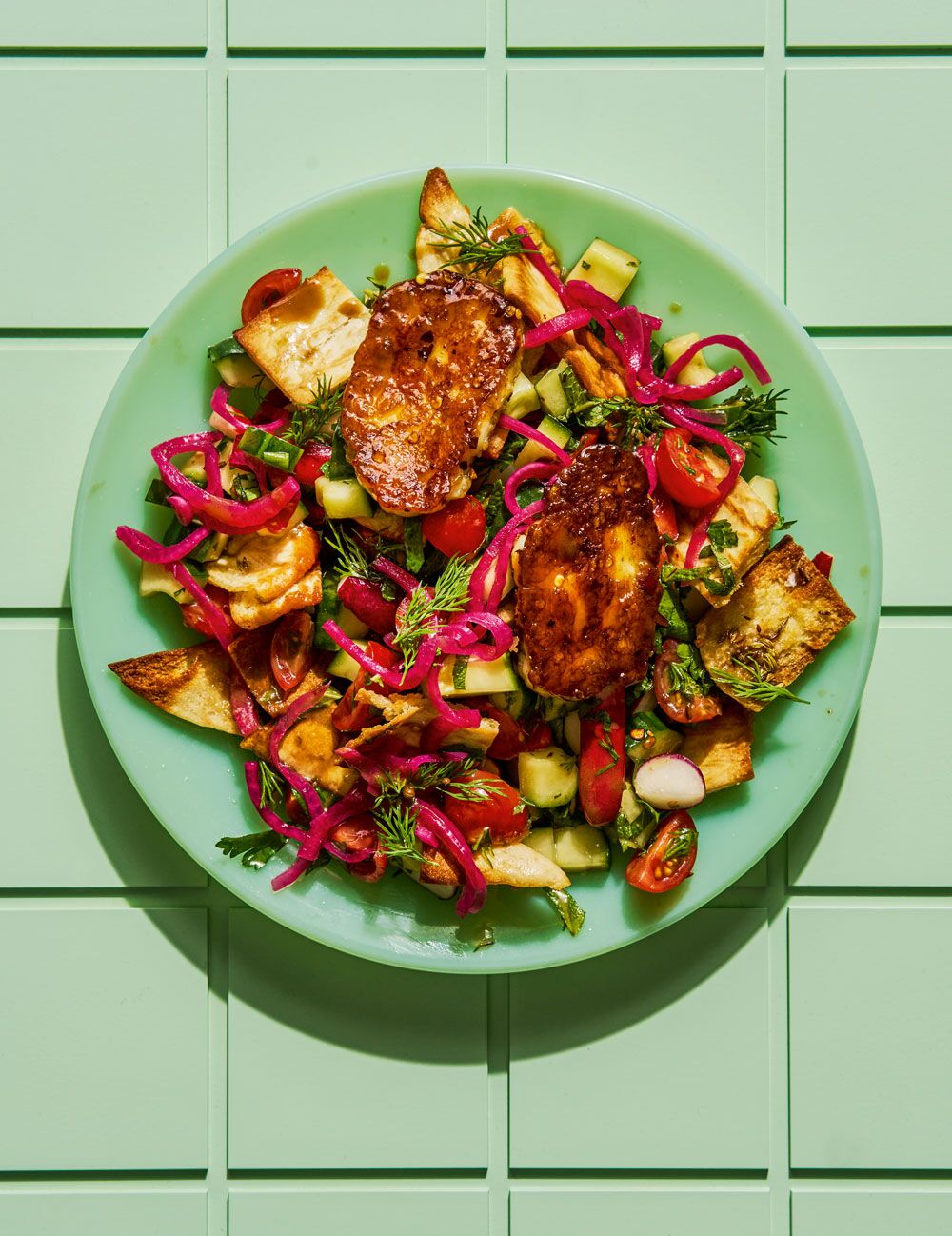 Jamie Oliver's Chopped Rainbow Salad Recipe | Eat Yourself Healthy ...