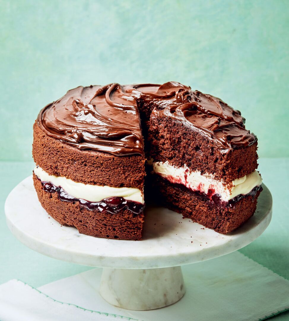 Mary Berry's Fabulous Chocolate and Cherry Cake Recipe | Mary 90 BBC 2