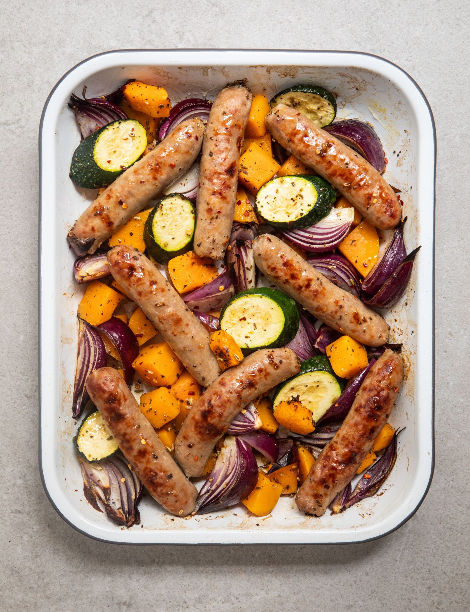 The Batch Lady Sausage & Squash Traybake Recipe | ITV This Morning
